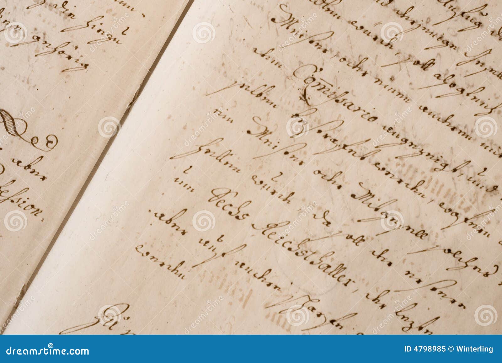 Old Handwriting stock image. Image of manuscript, literature - 4798985