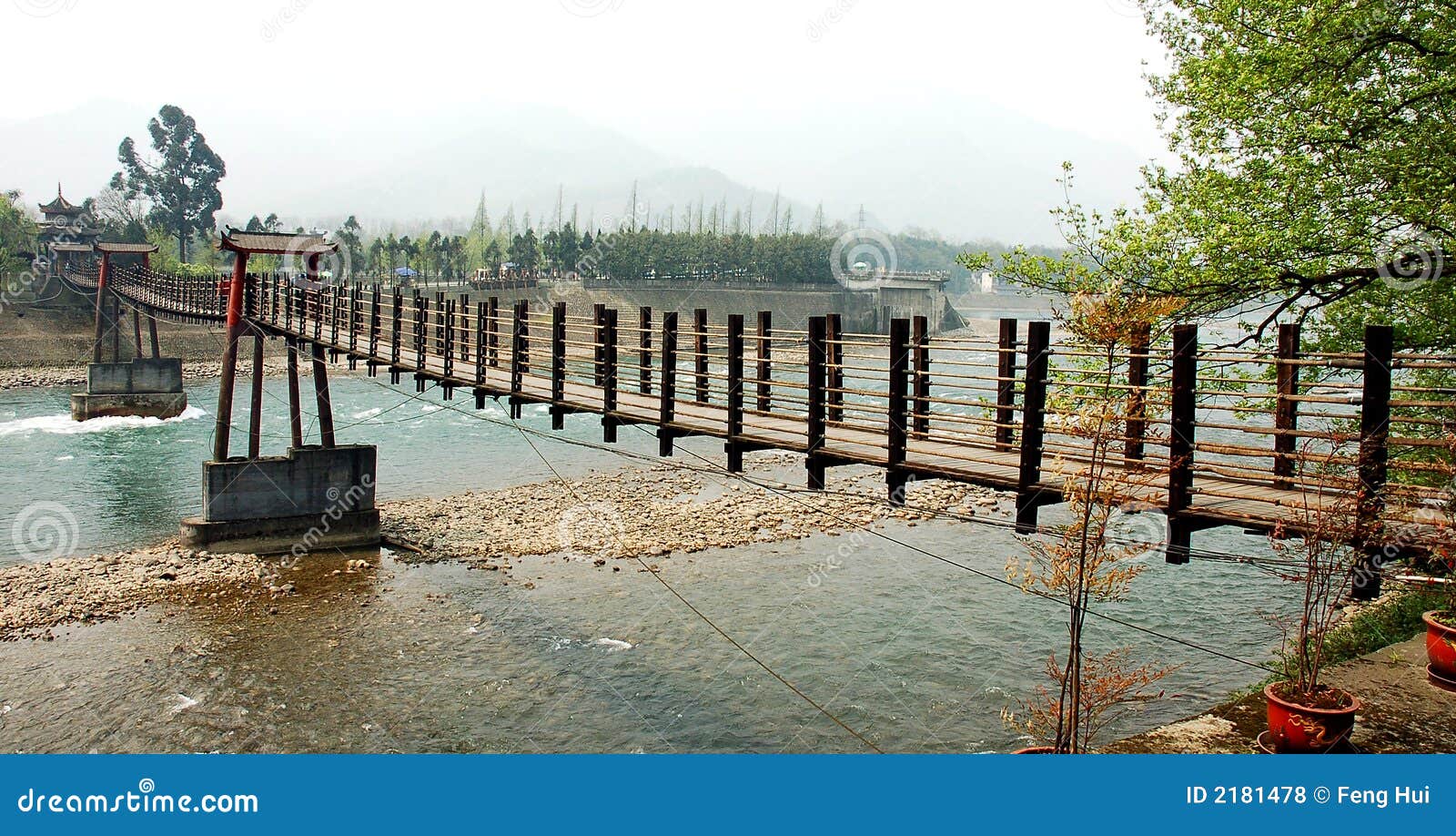 Old hanging bridge stock photo. Image of holiday, catwalk - 2181478