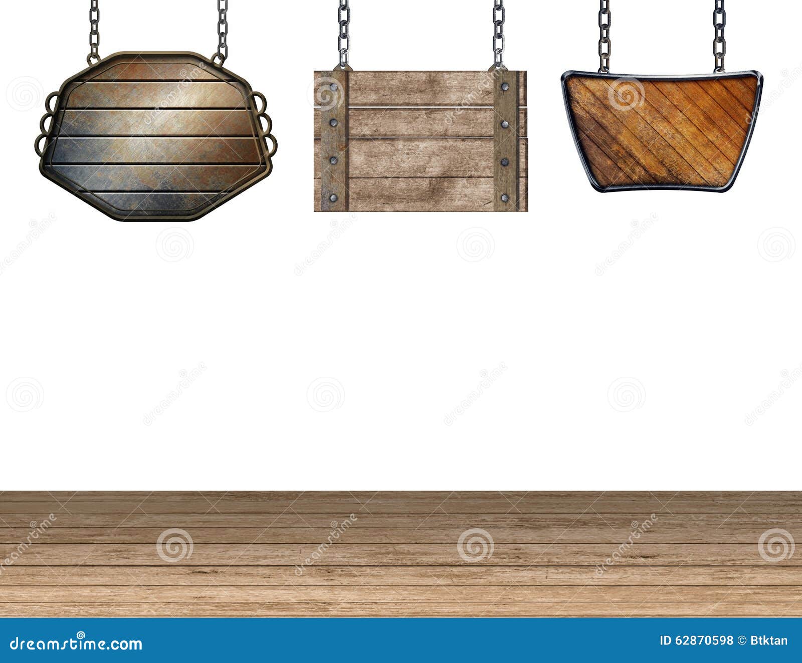 Hanging Signage Template, Blank White Space With Black Frame Stock ...