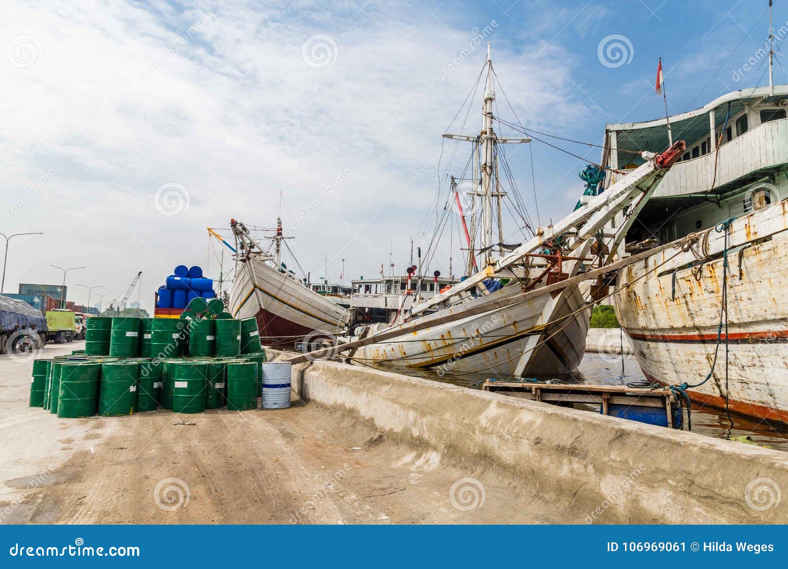 Old Harbor of Jakarta, Java, Indonesia Editorial Photo - Image of ...