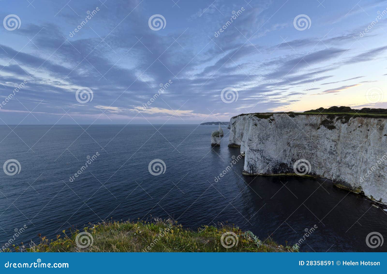 Old Harry Rocks stock image. Image of nature, isle, green - 28358591