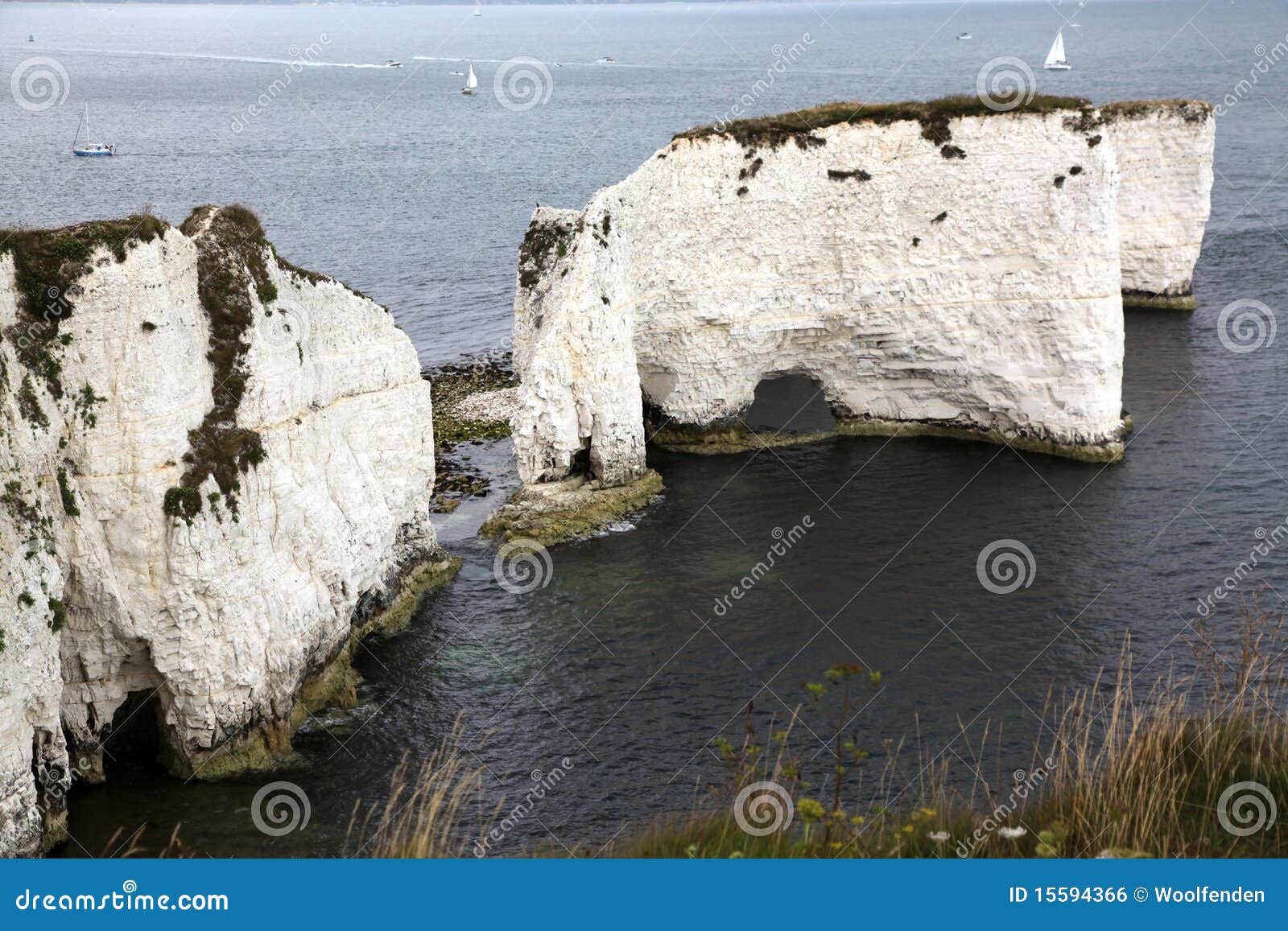 Old Harry Rocks, Poole stock photo. Image of limestone - 15594366