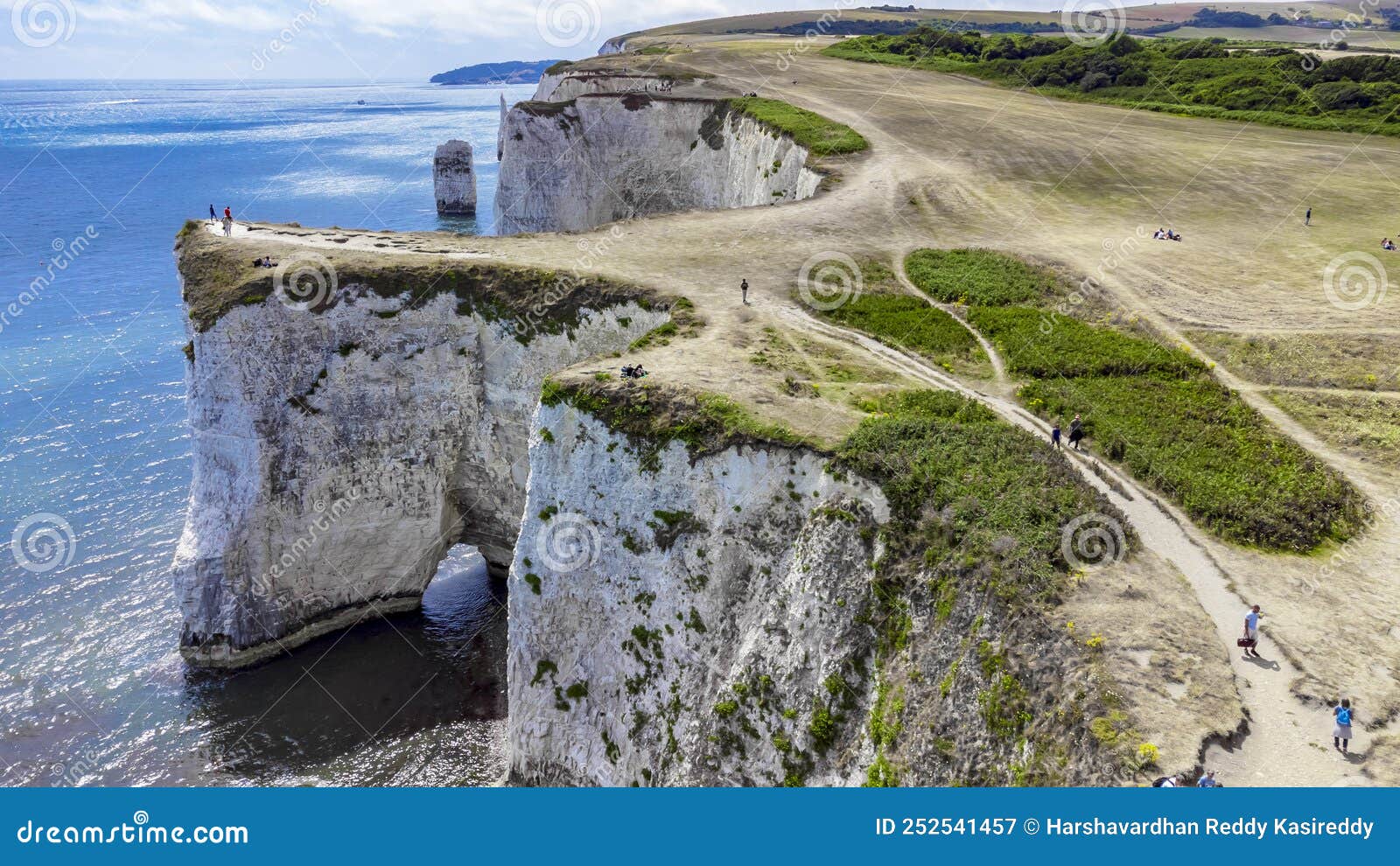 Old Harry Rocks stock image. Image of horizon, europe - 252541457