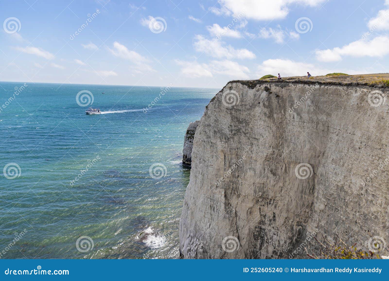 Old Harry Rocks stock photo. Image of horizon, aerial - 252605240