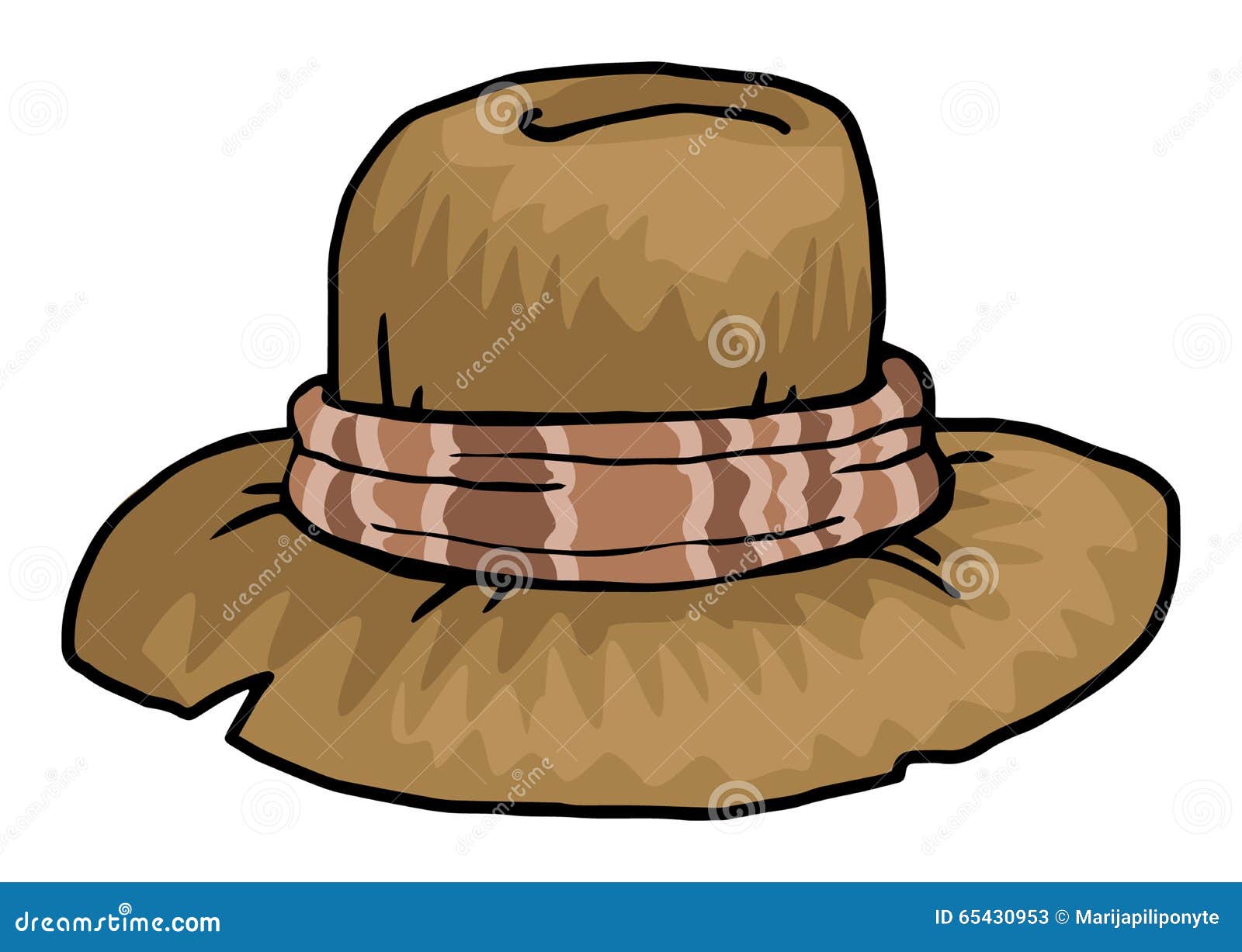 Old Hat stock vector. Illustration of clothing, denim - 65430953