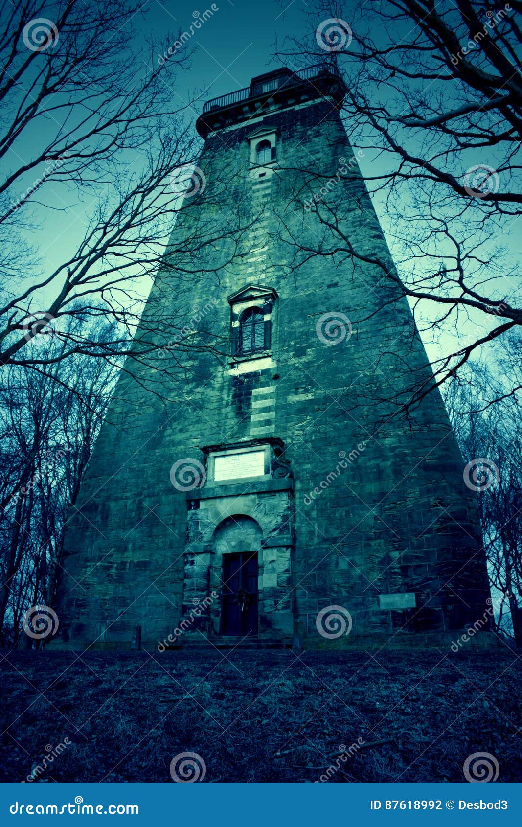 Old Haunted Derelict Abandoned Building Stock Photo - Image of fear ...