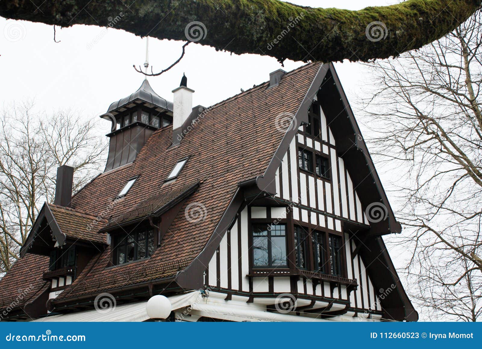 Old Hause in Bregenz. Austria 2018 Stock Image - Image of exterior ...