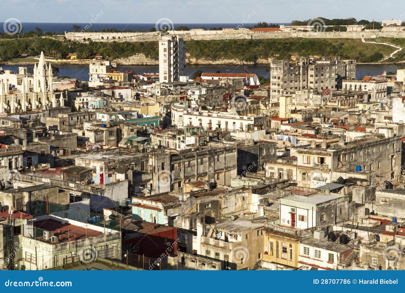 Old Havana city, Cuba stock photo. Image of america, roof - 28707786