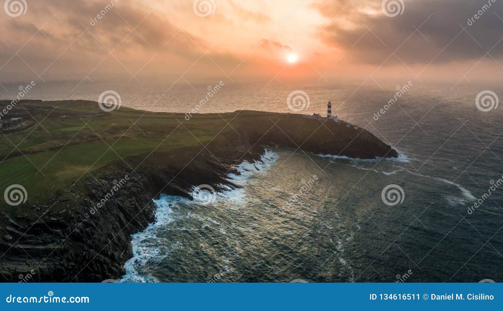 Old Head Lighthouse. Kinsale. County Cork. Ireland Stock Image - Image ...