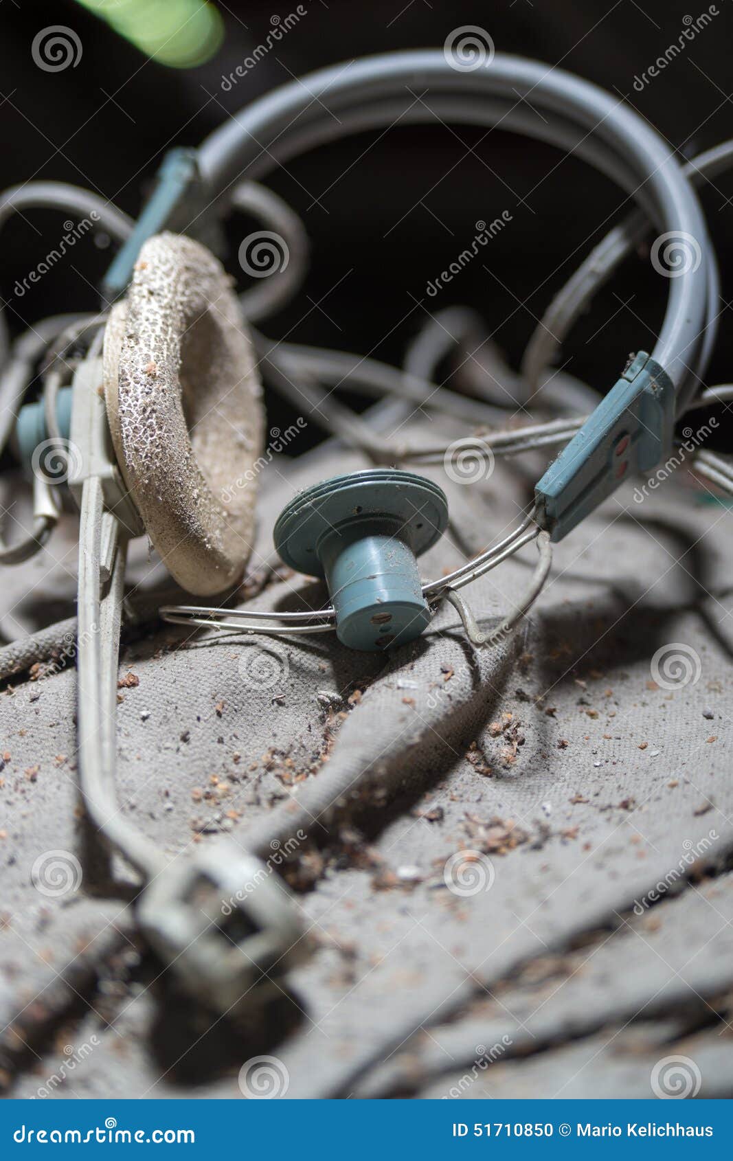 Old headphones stock photo. Image of nostalgic, museum - 51710850
