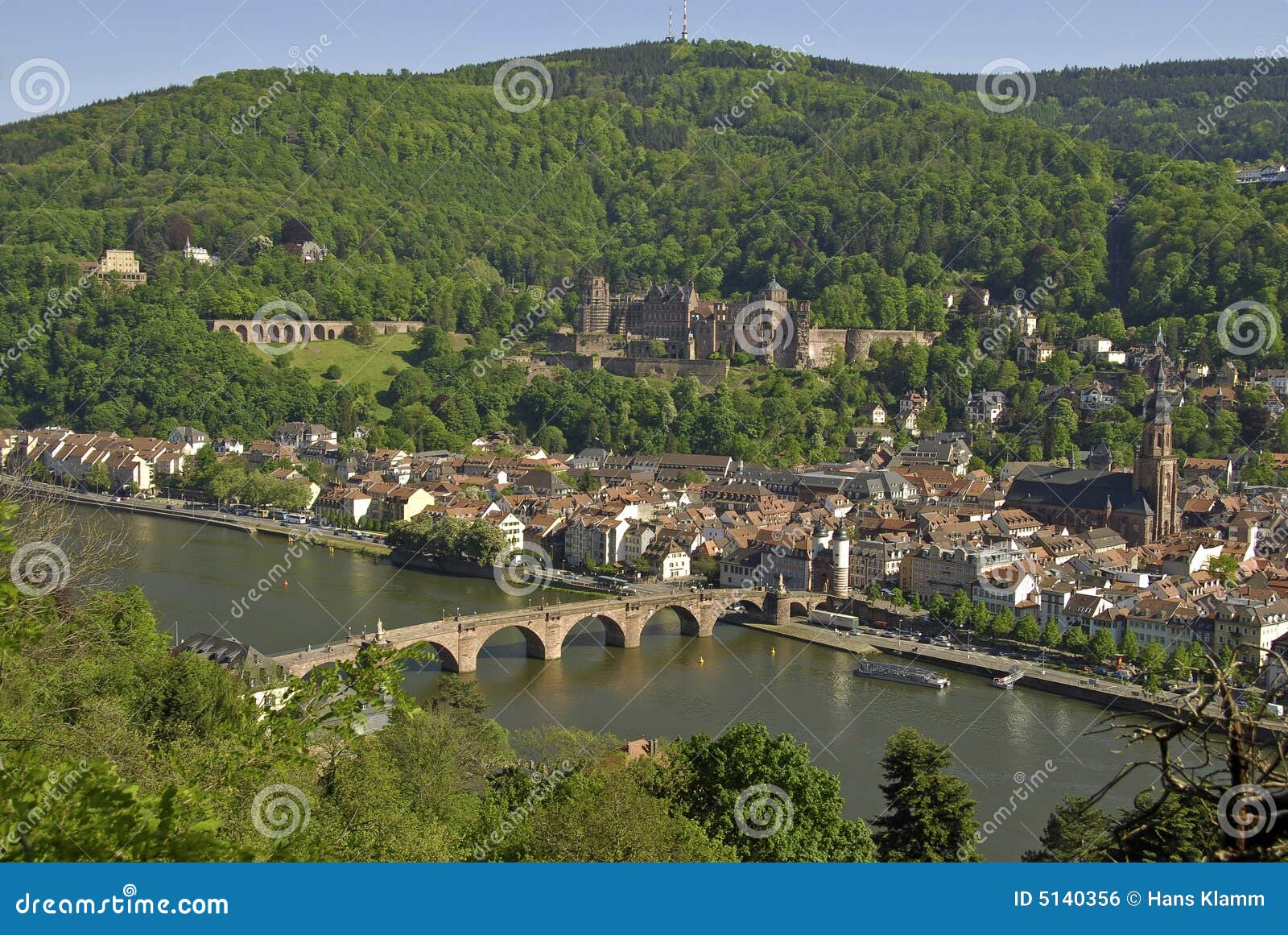 Old Heidelberg stock photo. Image of castle, city, germany - 5140356