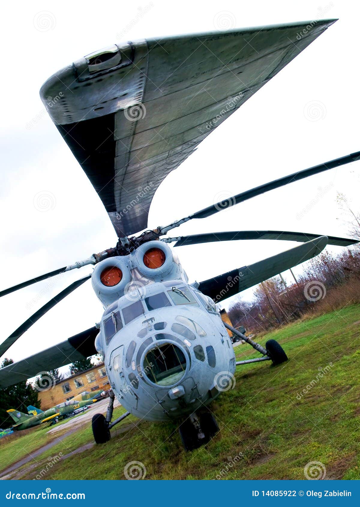 Old helicopter stock photo. Image of helicopter, arms - 14085922