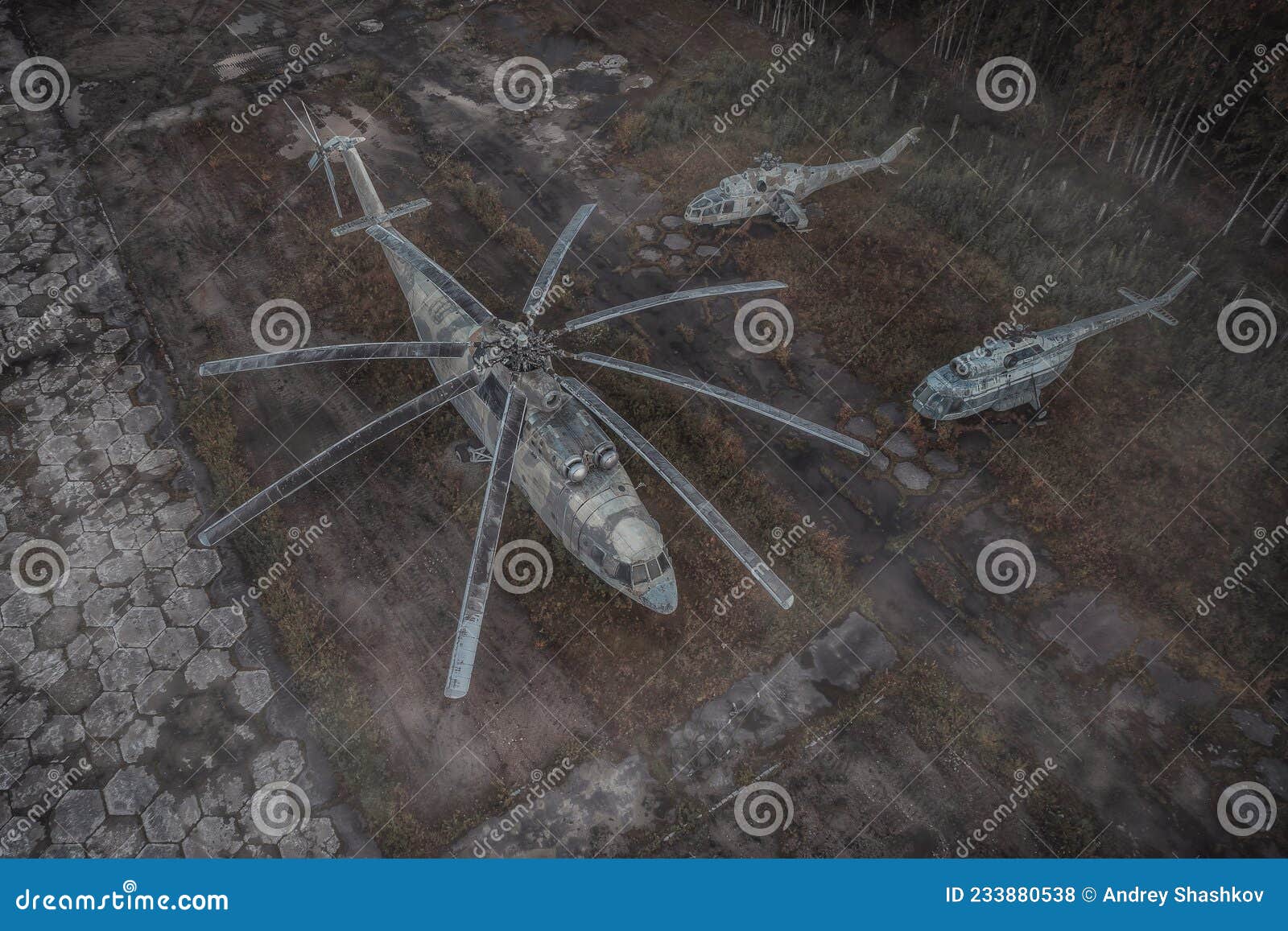 Old helicopters stock photo. Image of helicopters, heli - 233880538