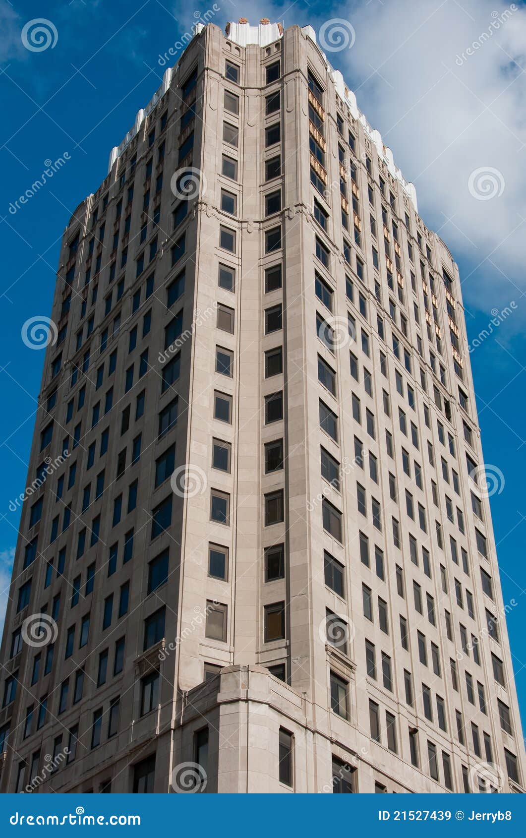Old Hi-rise Detroit stock image. Image of hotel, structure - 21527439