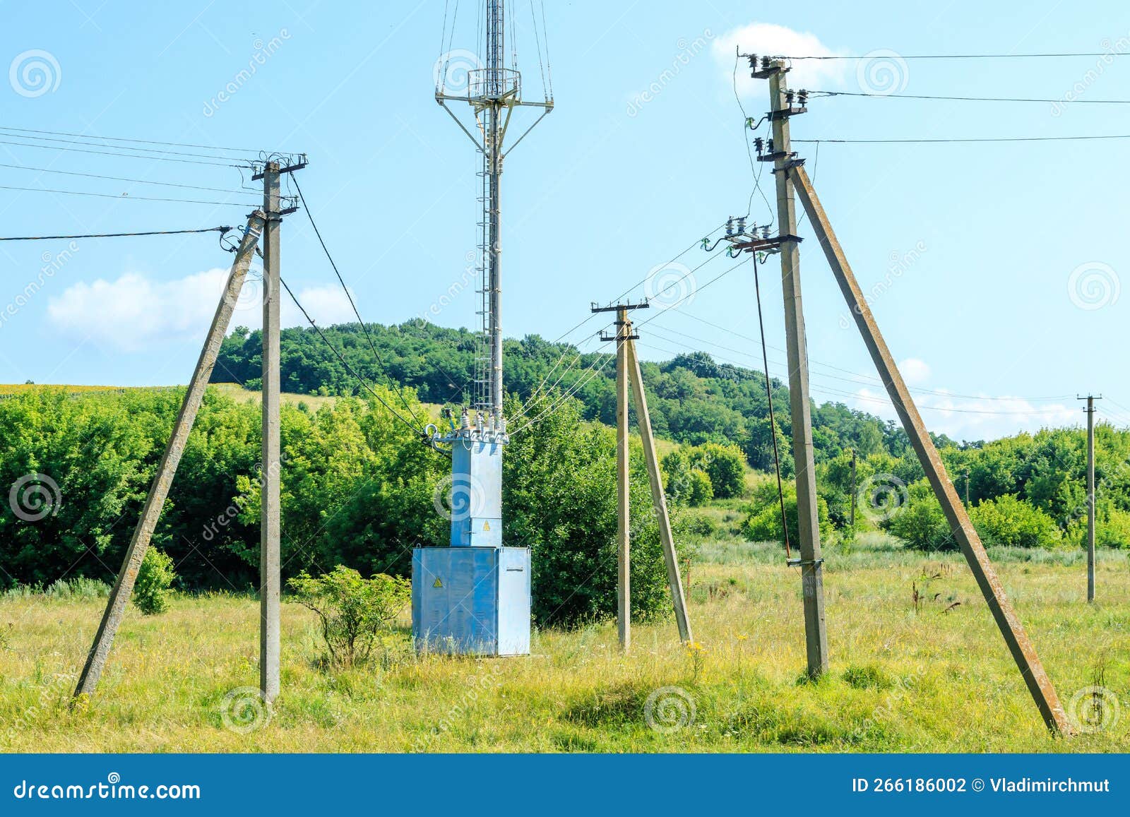 Old High Voltage Transformer and Power Line Stock Photo - Image of ... Old High Voltage Transformer and Power Line Stock Photo - Image of ...