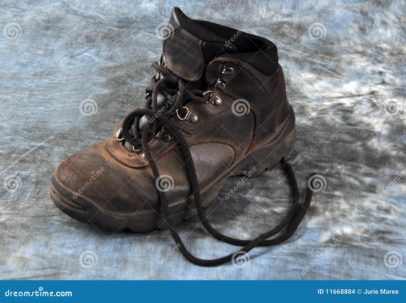 Old Hiking Boot stock photo. Image of walk, shoe, isolated - 11668884