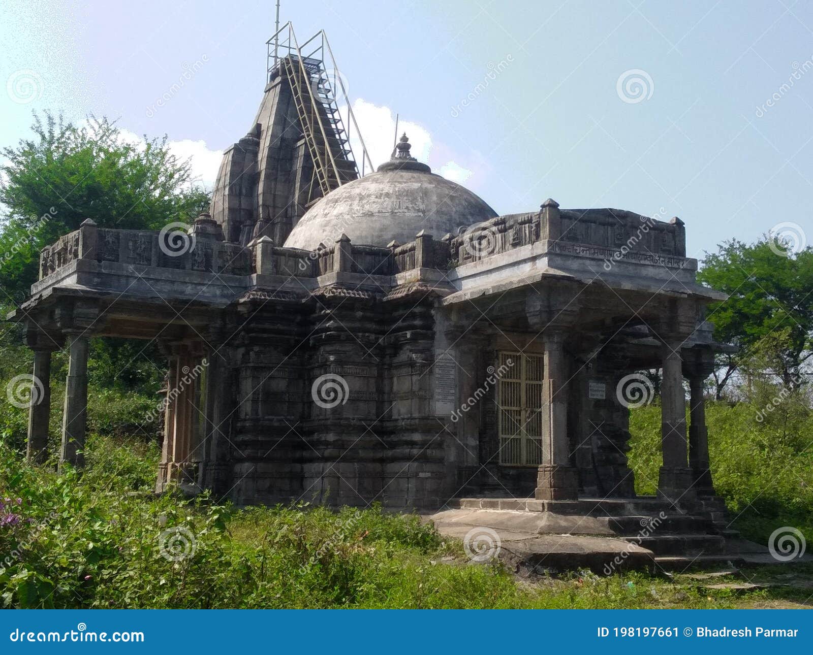 Old Hindu temple stock image. Image of landmark, tourism - 198197661