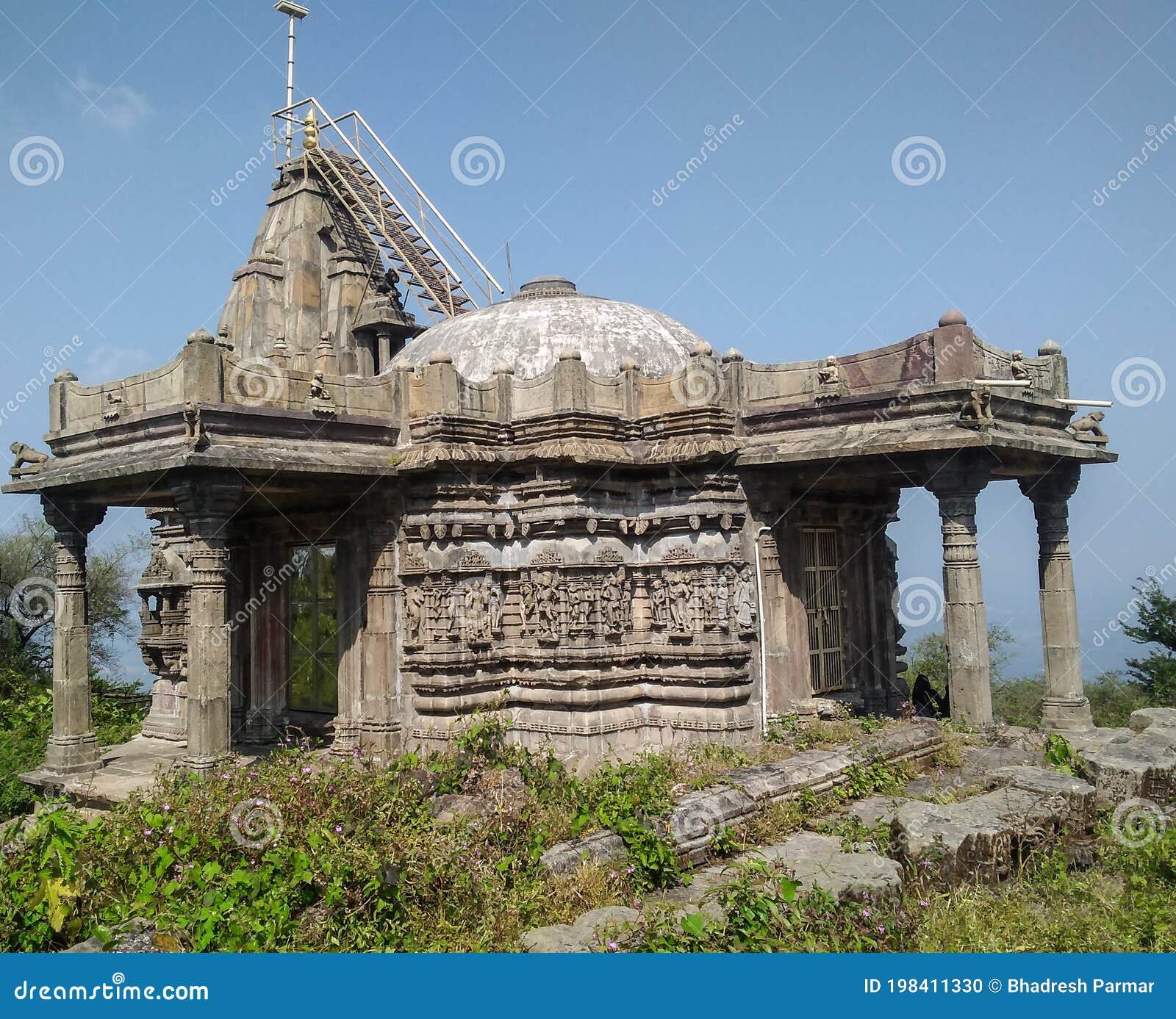 Old Hindu temple stock photo. Image of hindu, landmark - 198411330