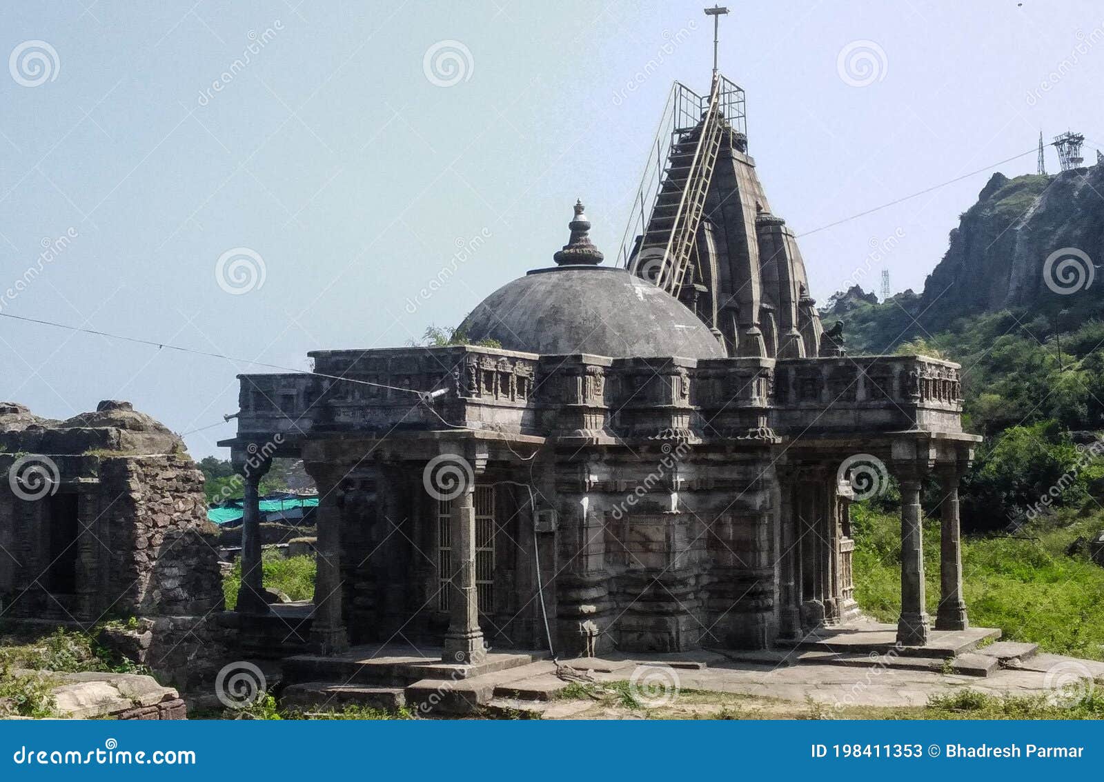 Old Hindu temple stock image. Image of temple, hindu - 198411353