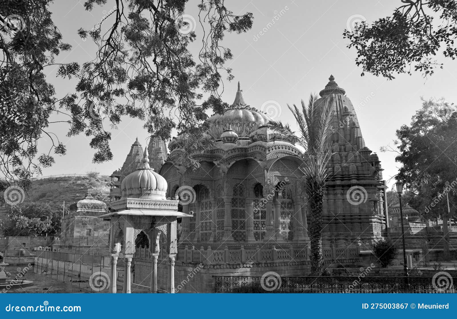 Old Hindu Temple Exterior Structure at Mandore Garden Editorial ...