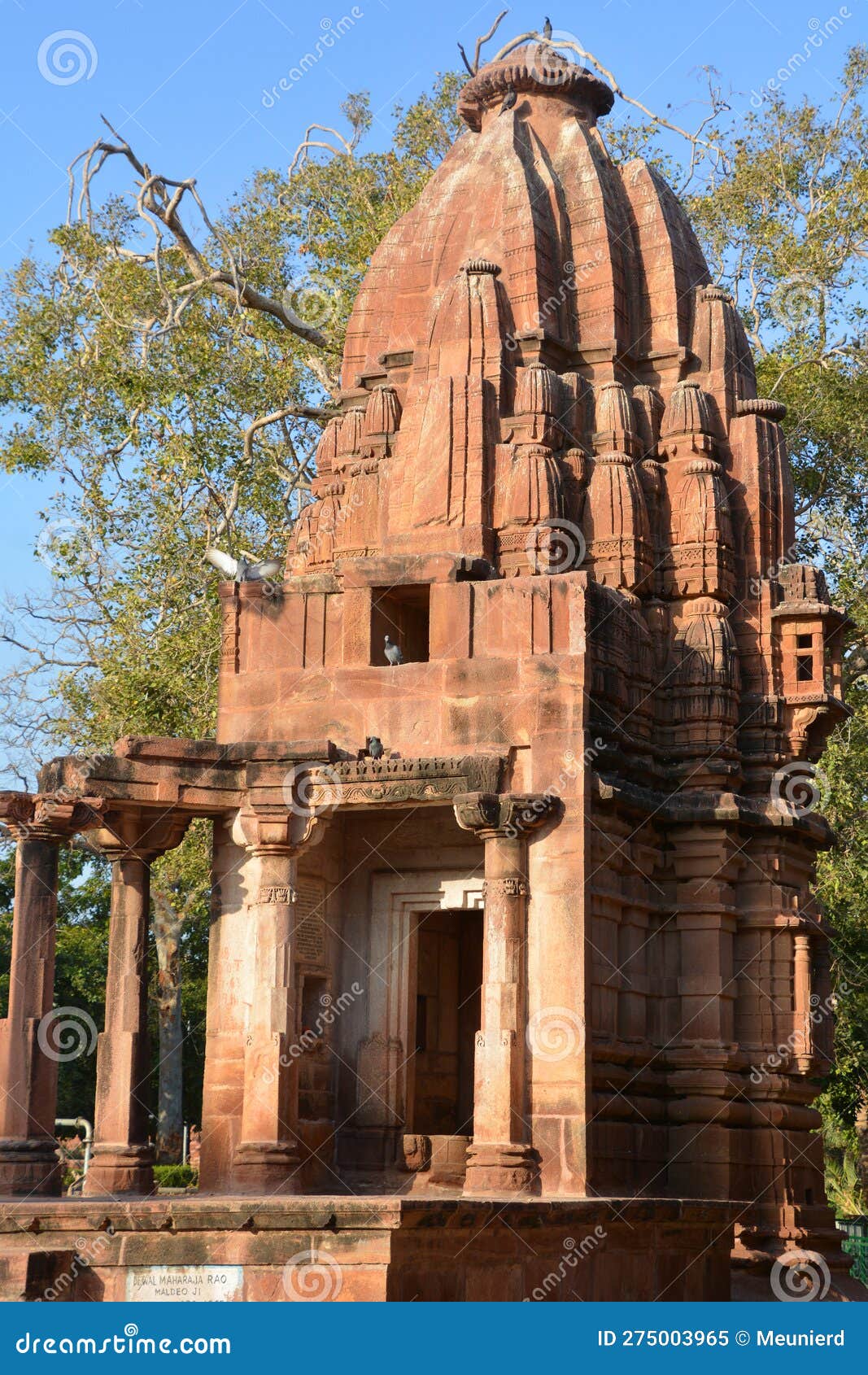 Old Hindu Temple Exterior Structure at Mandore Garden Editorial Image ...