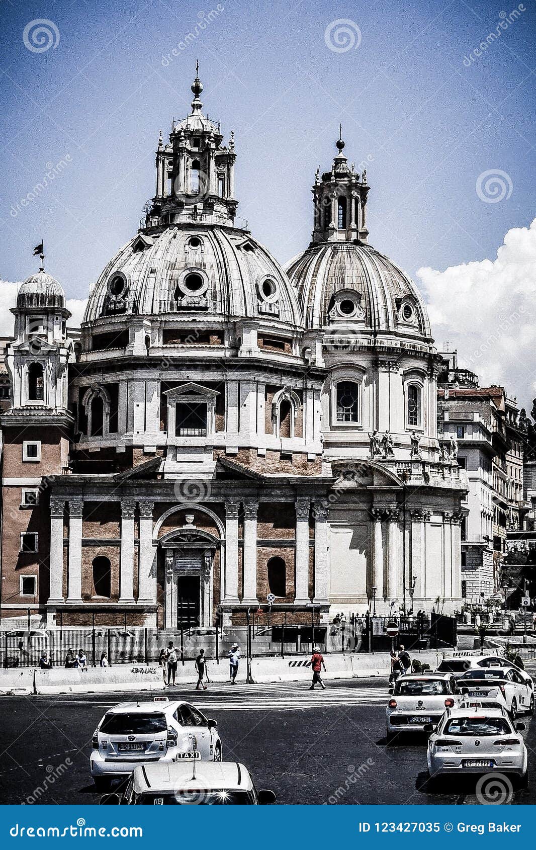 Rome editorial image. Image of building, downtown, rome - 123427035
