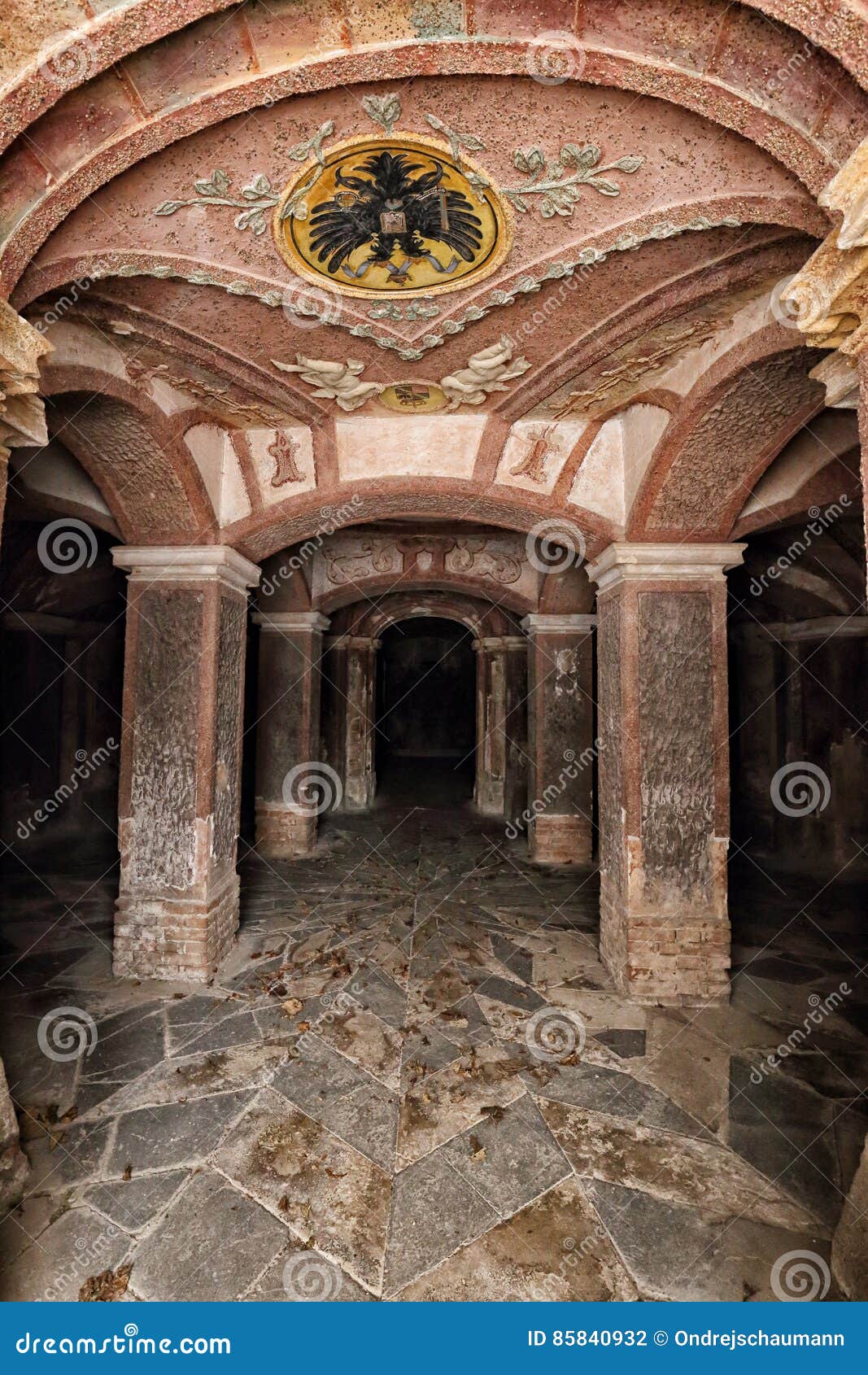 Old Historic Castle Cellar Interior Stock Photo - Image of dirty ...