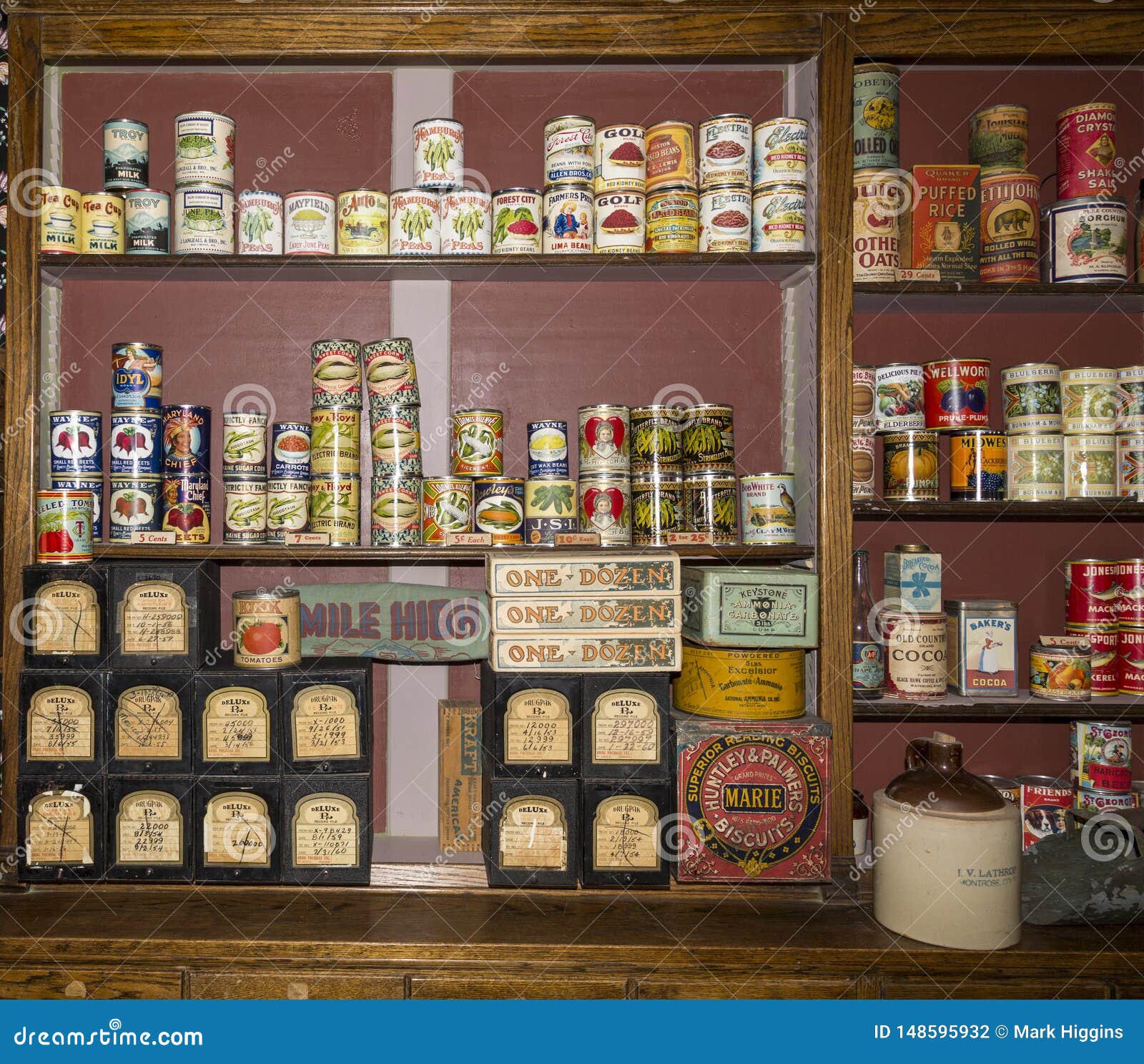 Old historic grocery store editorial photography. Image of nostalgic ...