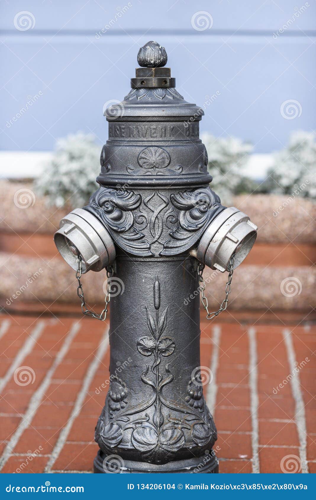 Old Historic Hydrant with Decorations Stock Photo - Image of hydrant ...