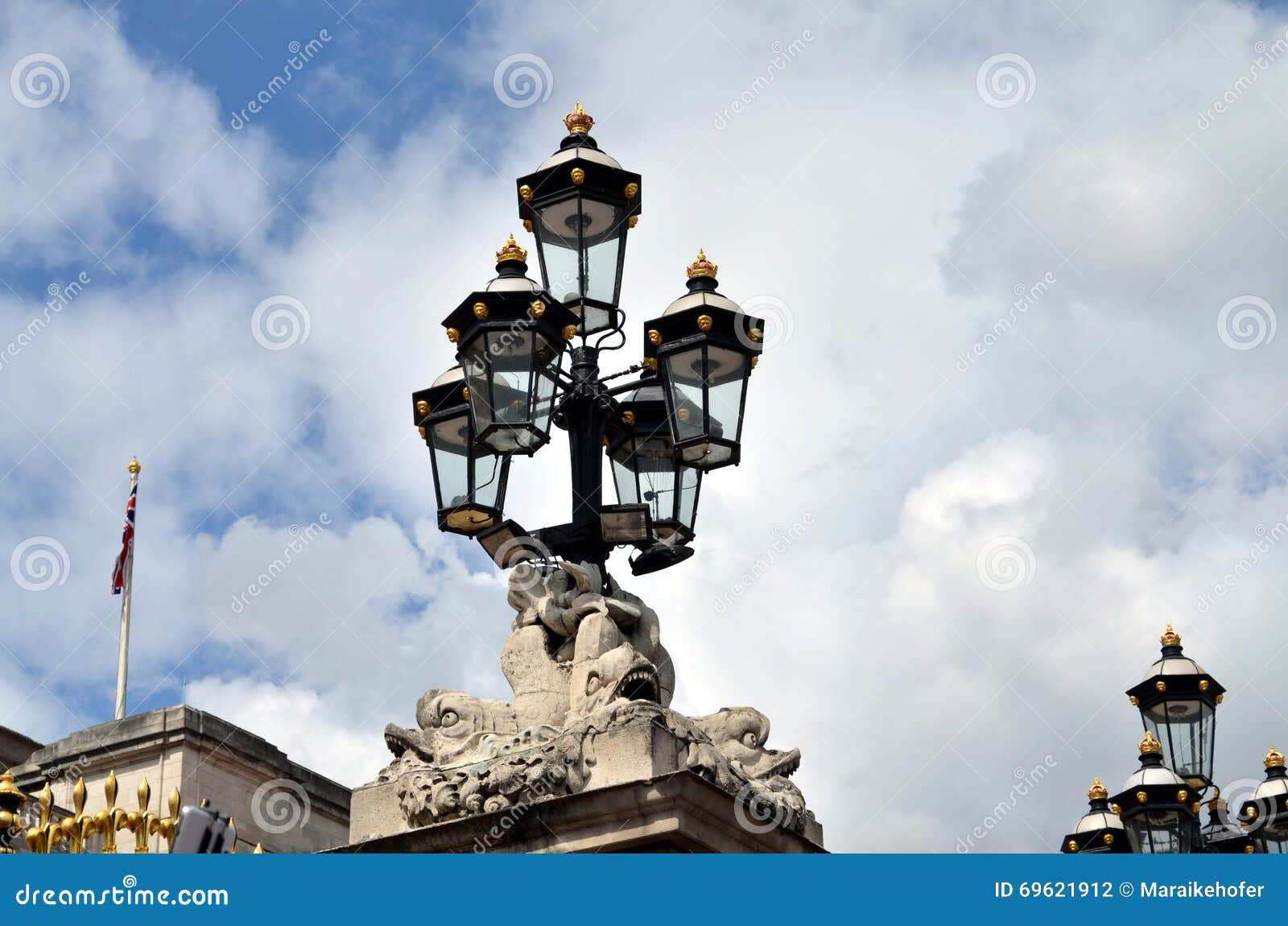 Old Historic Lantern in London Stock Photo - Image of building, city ...