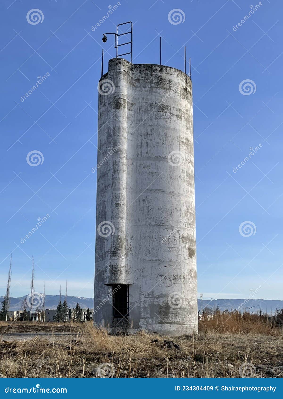 Historic silo in a field stock image. Image of alone - 234304409
