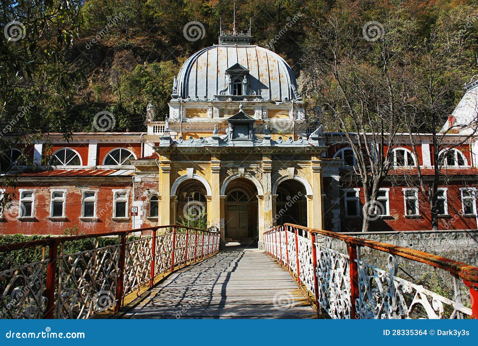 Old Historic Spa in Baile Herculane Stock Photo - Image of baile ...