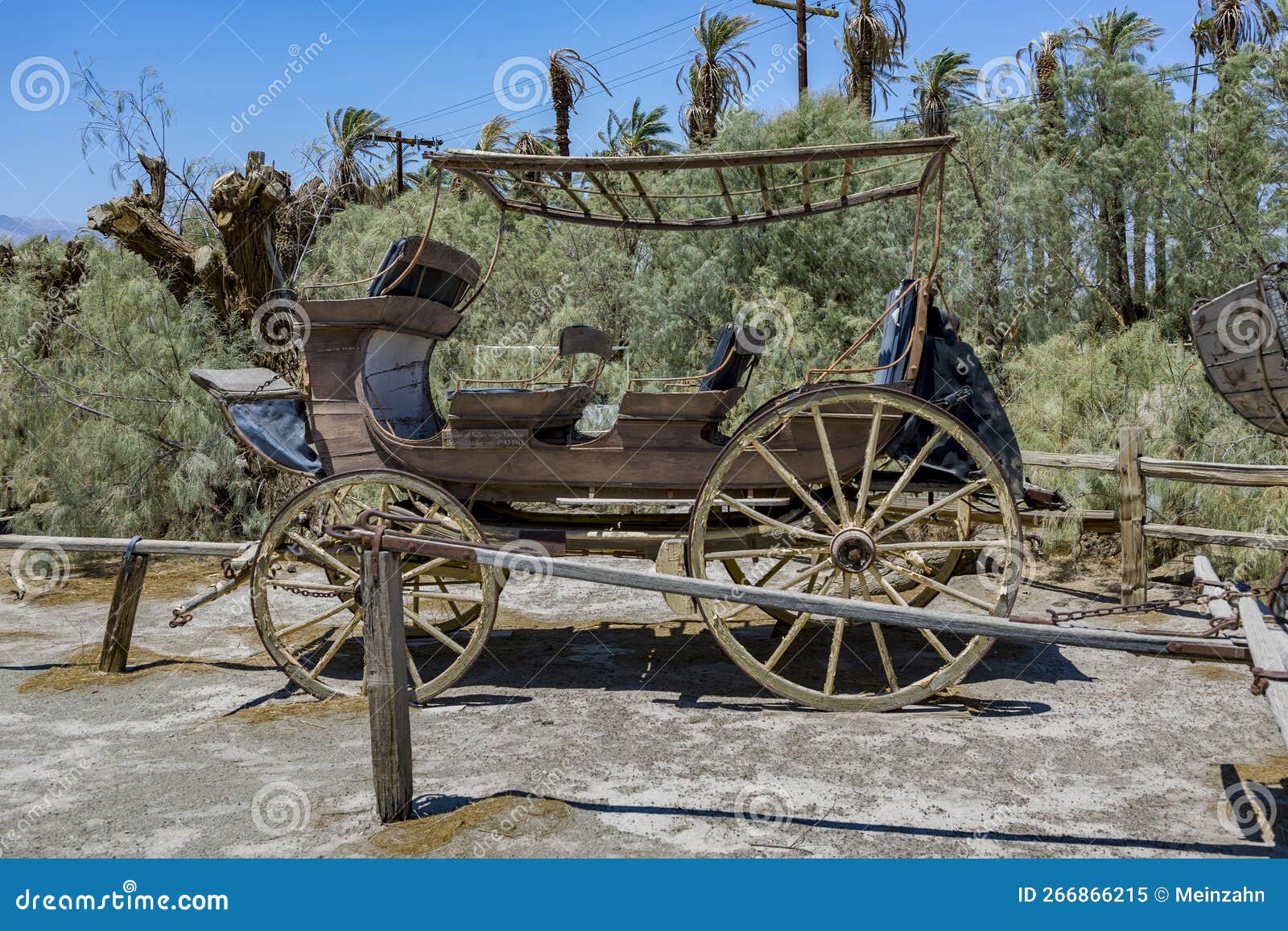 Old Historic Stage Wagons at the Ranch Stock Image - Image of carriage ...