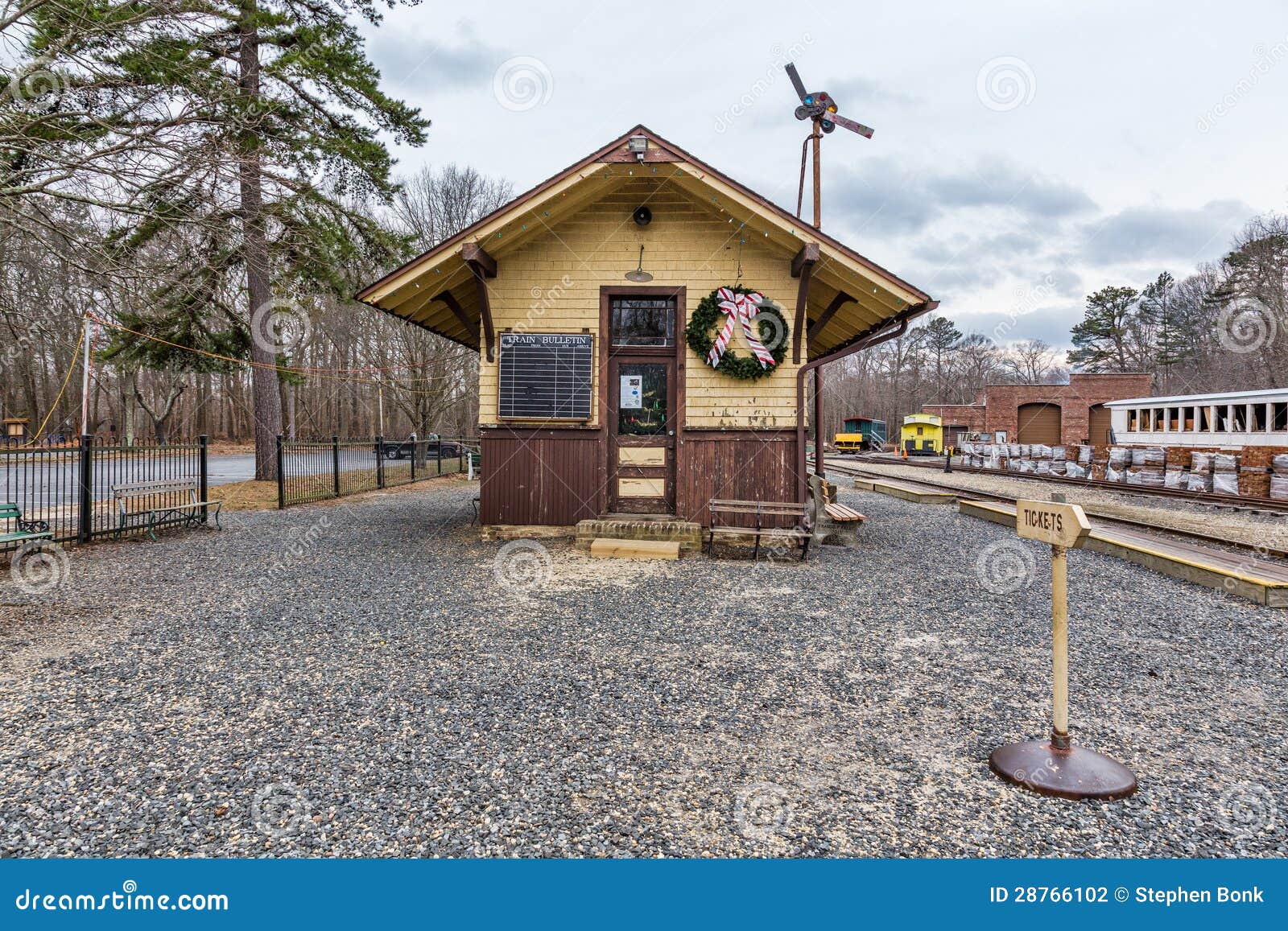 Old, Historic Train Station Stock Photo - Image of nostalgia, tracks ...