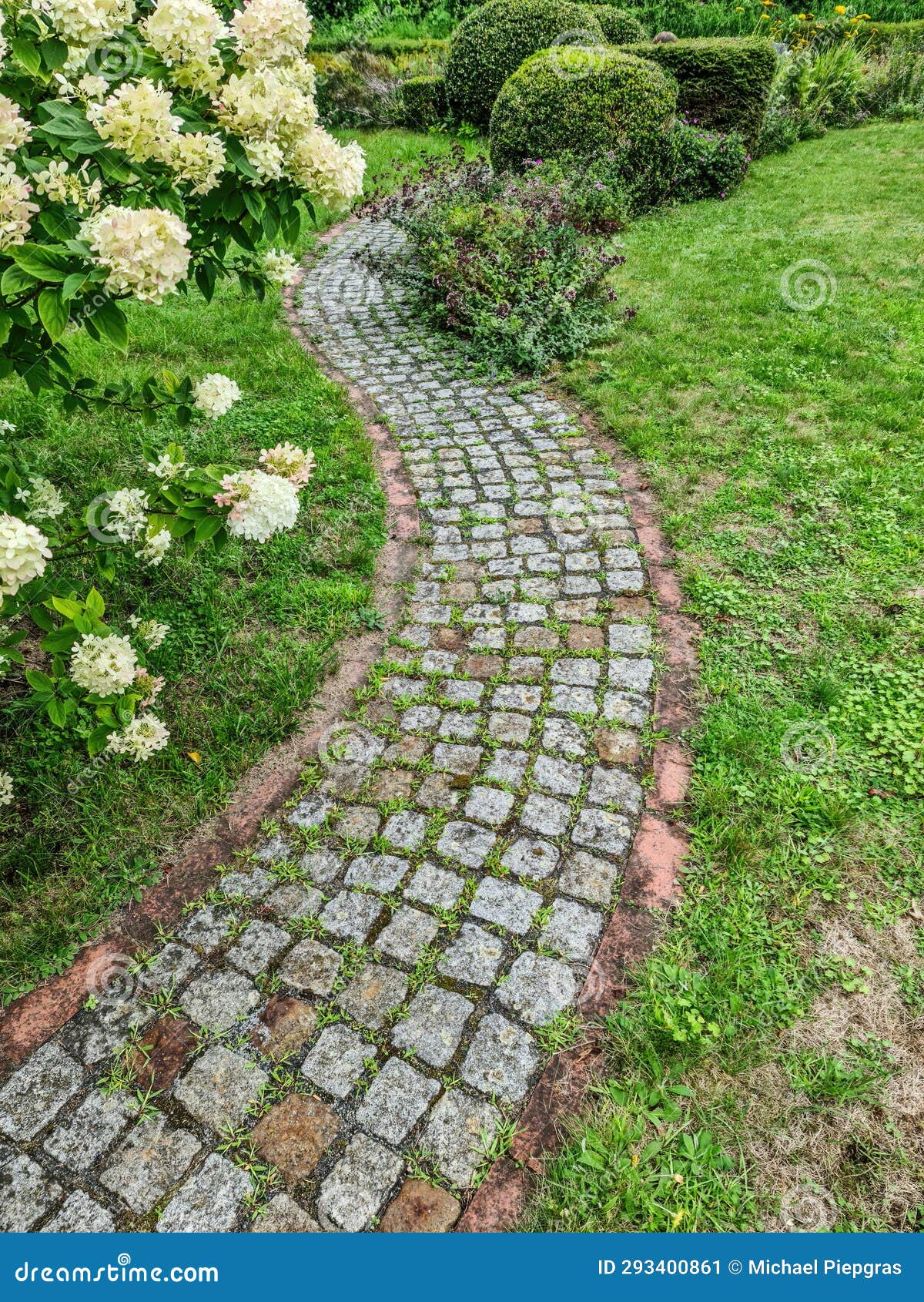 Old Historical Cobblestone Paths and Walkways Stock Image - Image of ...