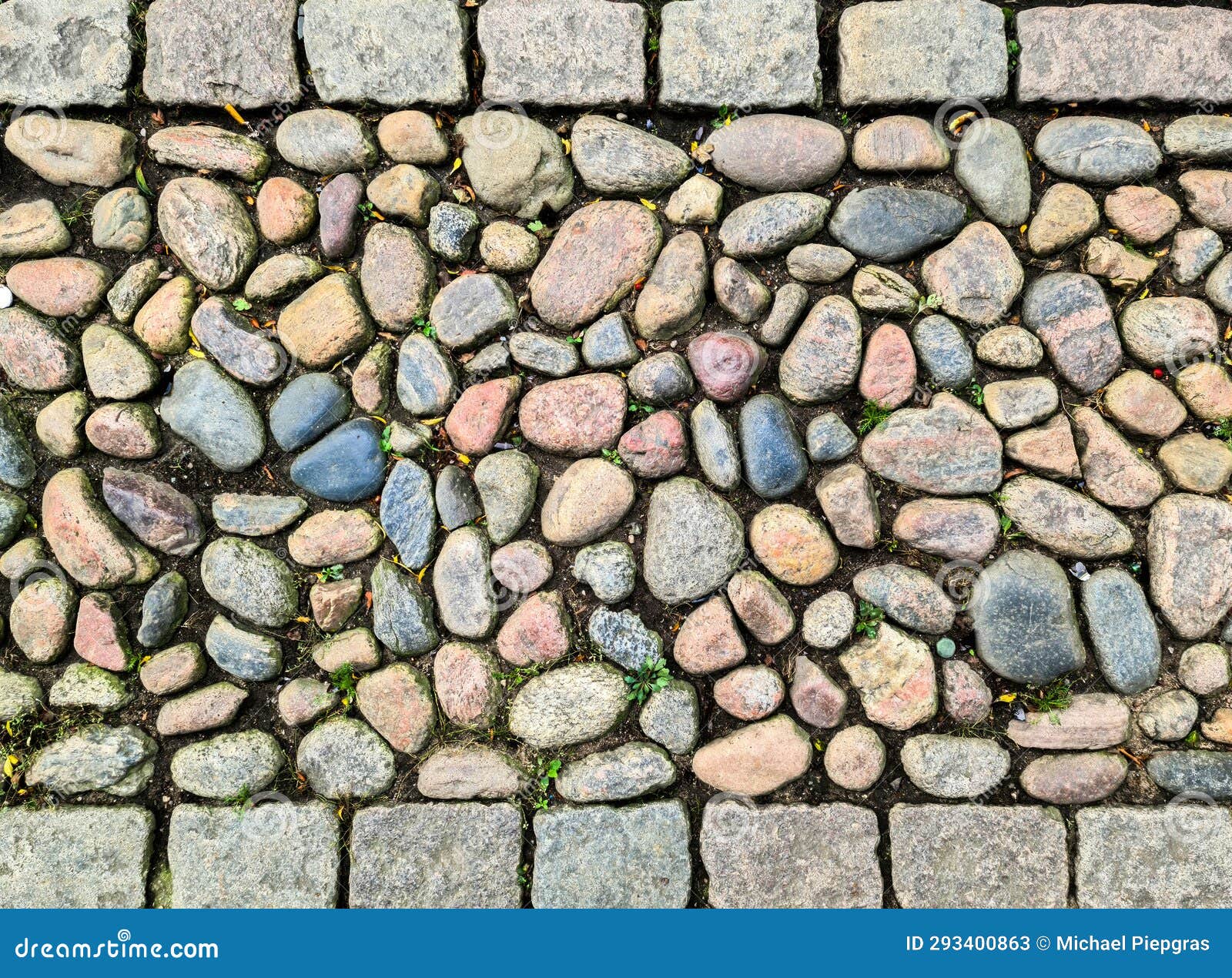 Old Historical Cobblestone Paths and Walkways Stock Image - Image of ...