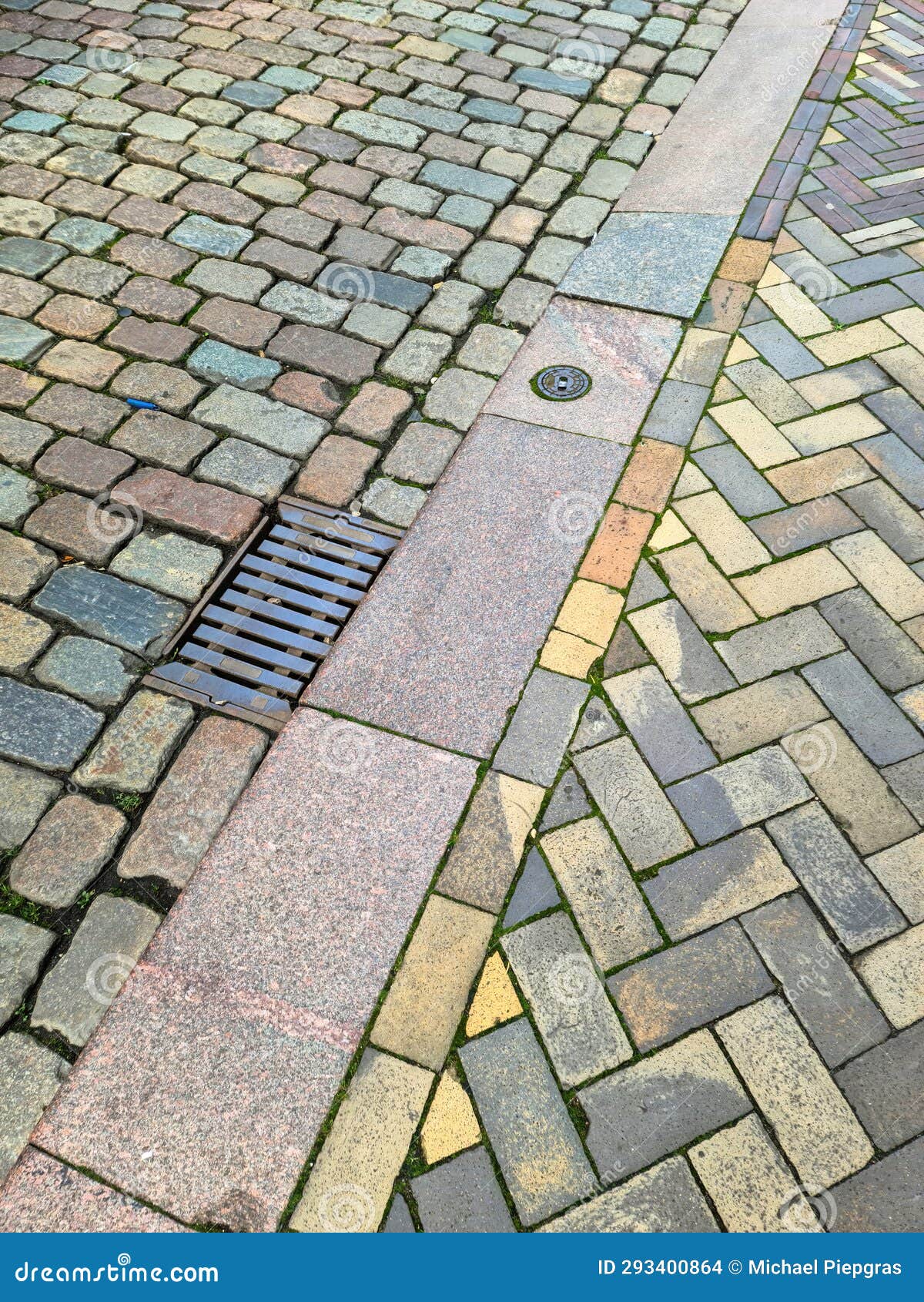 Old Historical Cobblestone Paths and Walkways Stock Photo - Image of ...