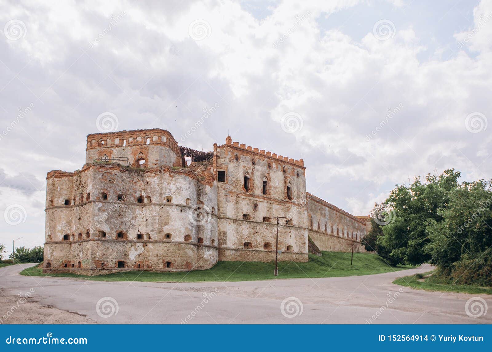 Old Historical Fortress Stone Fortification Middle Ages Stock Photo ...