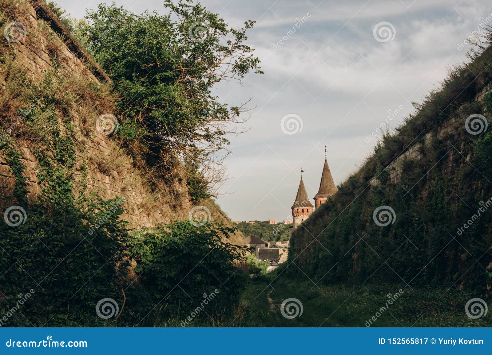 Old Historical Fortress Stone Fortification Middle Ages Stock Image ...