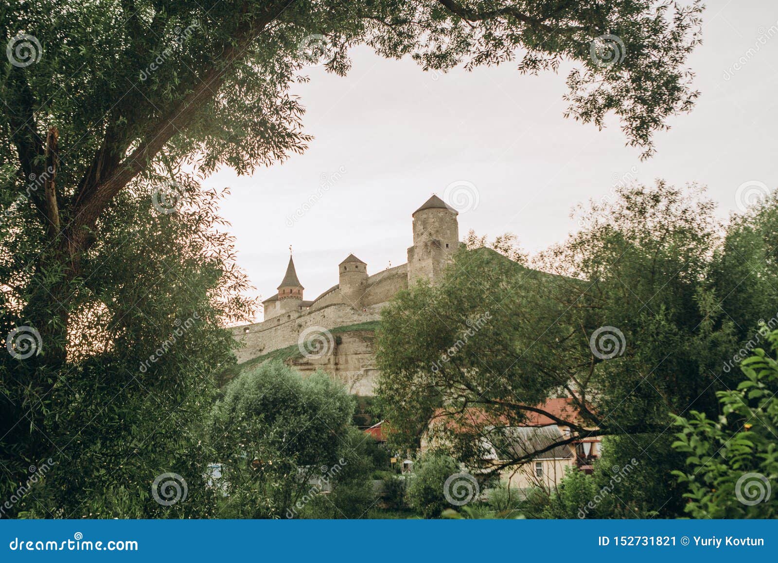 Old Historical Fortress Stone Fortification Middle Ages Stock Image ...