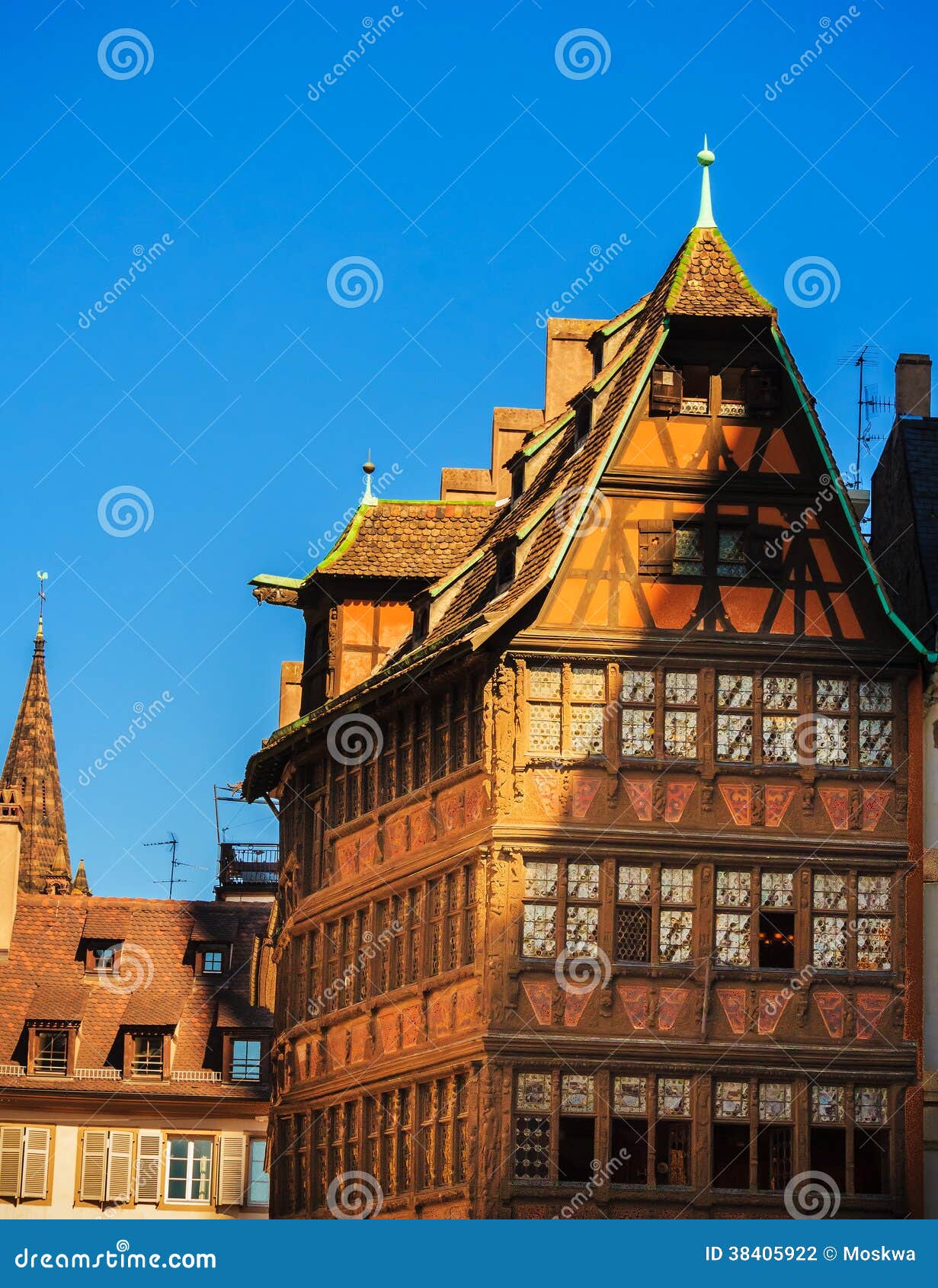 Old Historical Framework House in Strasbourg, France Stock Photo ...