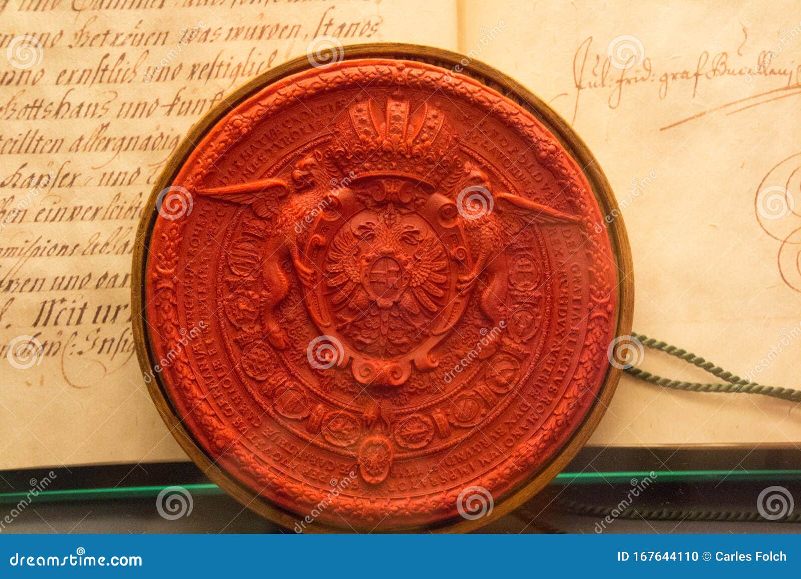 Old red stamp stock photo. Image of german, eagle, invoice - 167644110