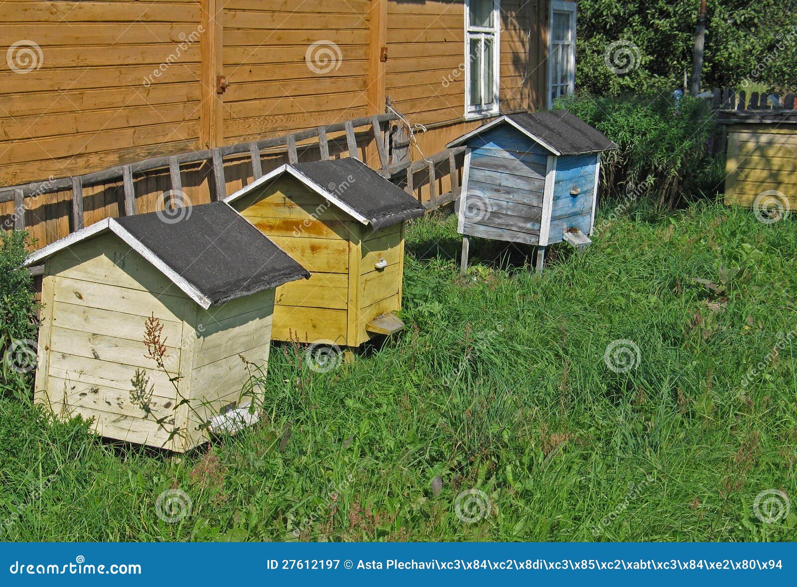 Old hives stock image. Image of ecology, color, beekeeping - 27612197