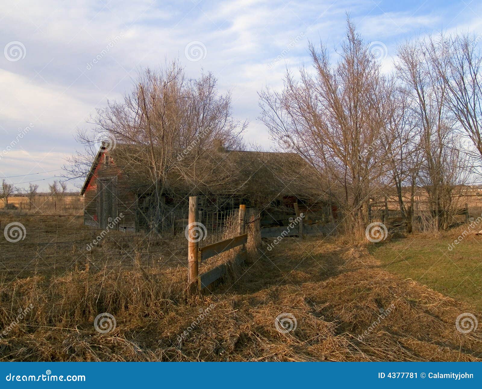 Old Hog Barn stock image. Image of farmland, rural, landscape - 4377781