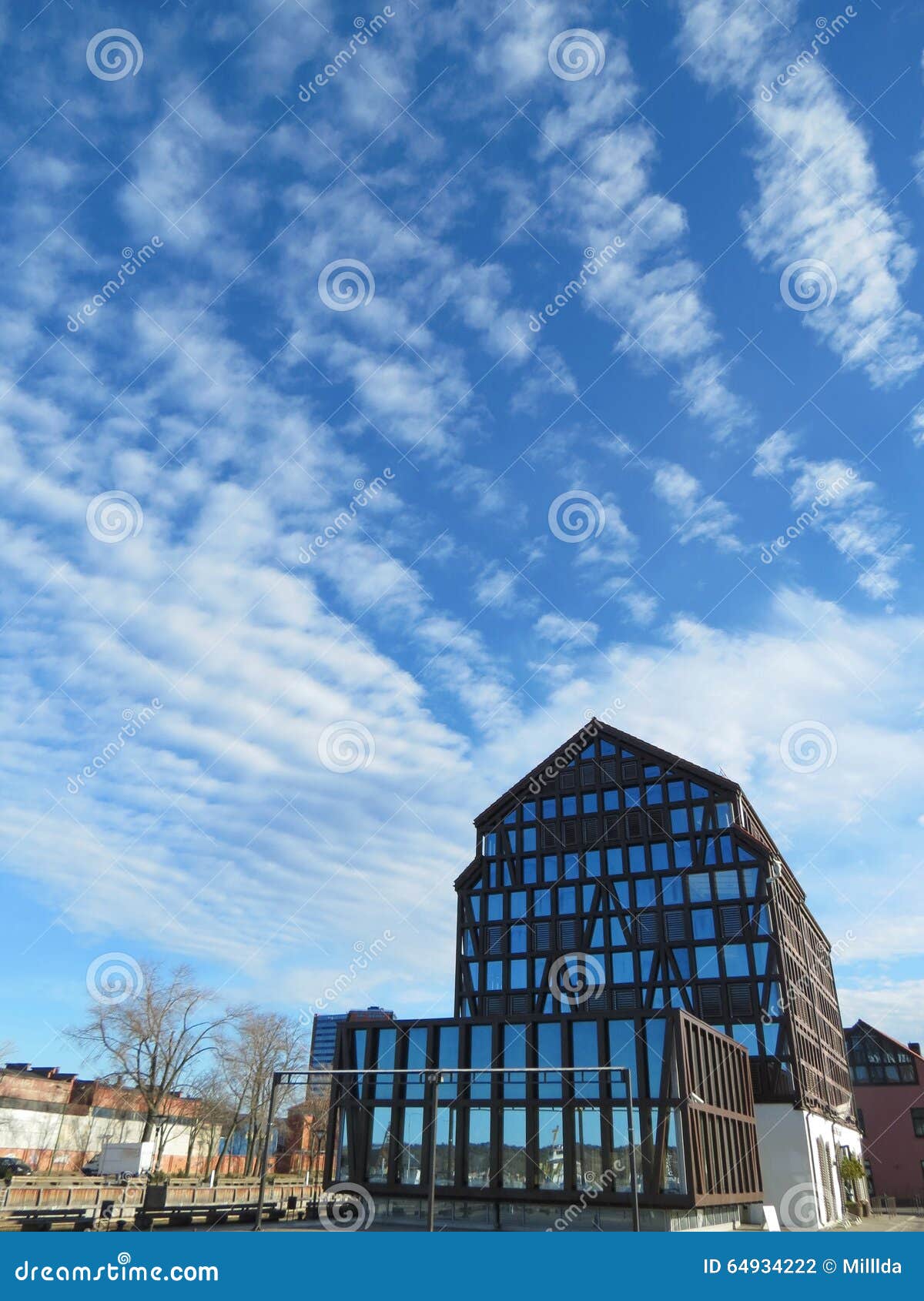 Old home, Lithuania stock photo. Image of beautiful, cloudy - 64934222