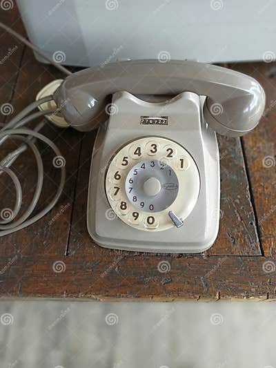 An Old Home Telephone for Collection Stock Photo - Image of vehicle ...