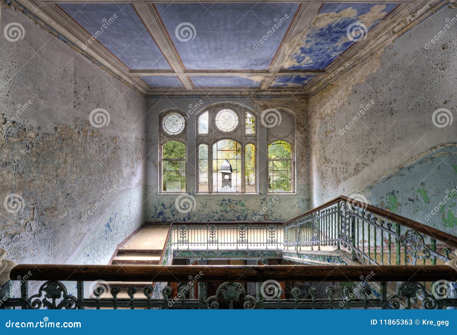 Old hospital in Beelitz stock image. Image of army, germany - 11865363
