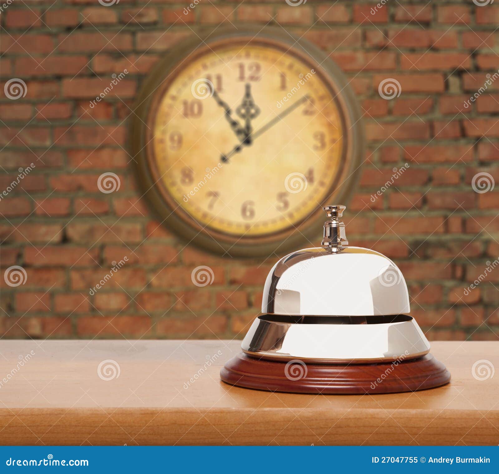 Old hotel bell stock image. Image of reflection, brass - 27047755