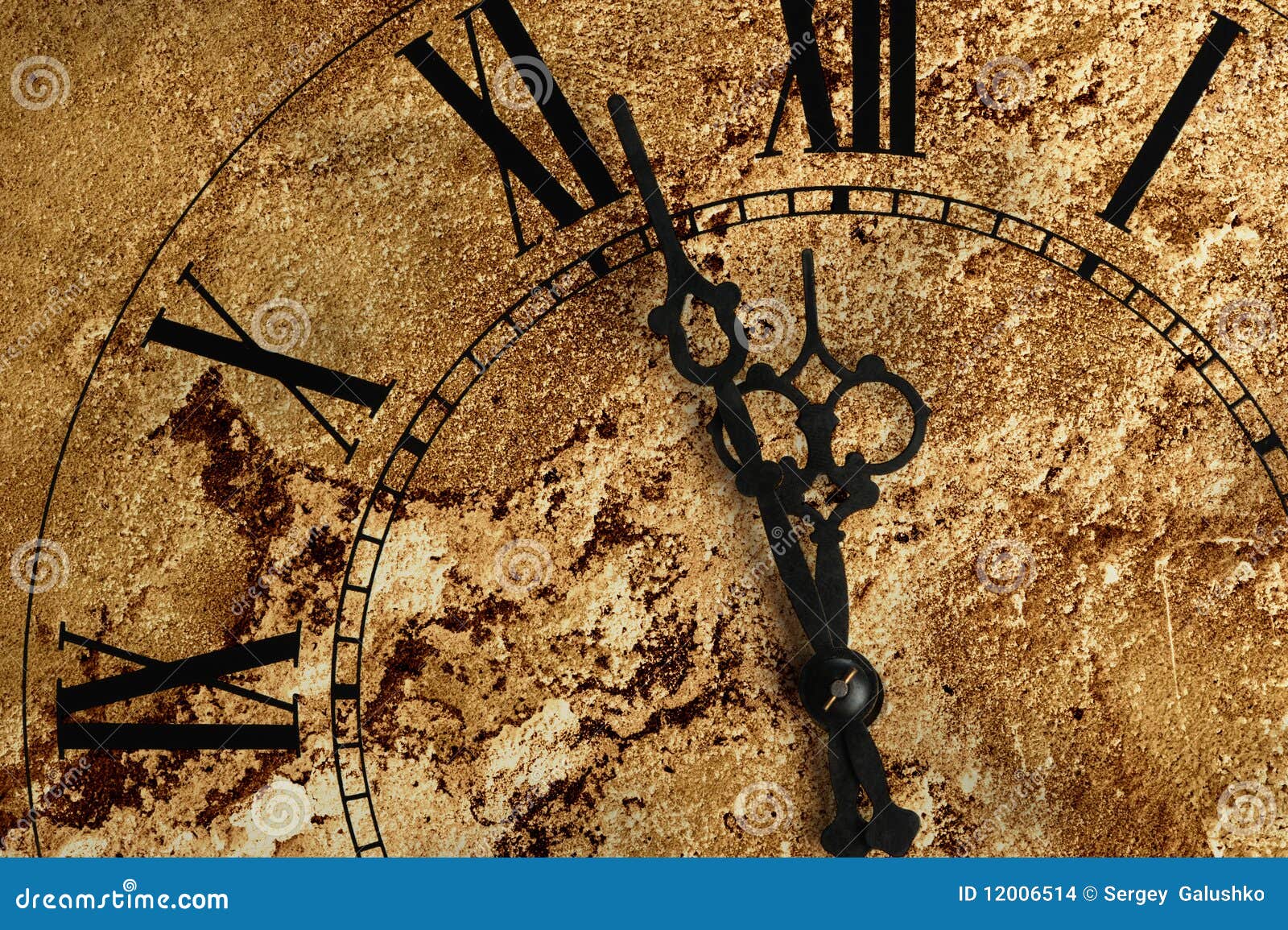 Old Hours With Texture Royalty-Free Stock Photo | CartoonDealer.com ...