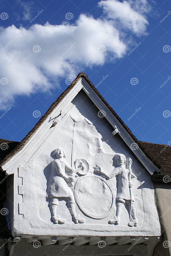 Old house stock image. Image of plasterwork, pargetting - 11127029